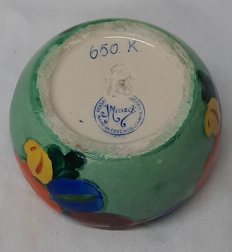 Antique Joseph Mrazek Czechoslovakia Hand Painted Ashtray - Etsy