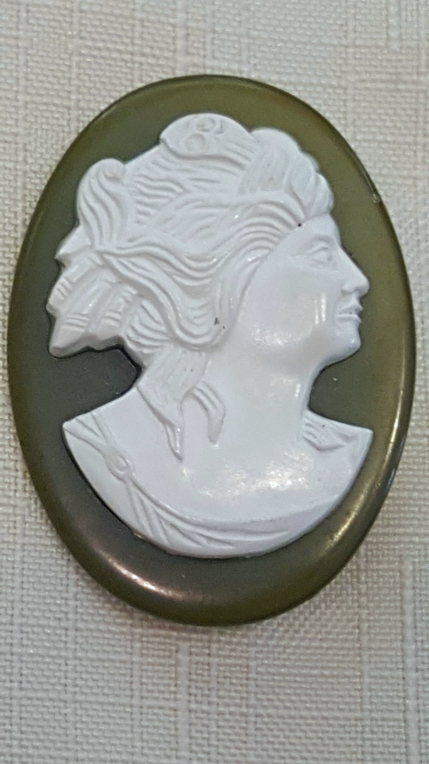 Antique Tested Bakelite Cameo Brooch - Etsy New Zealand