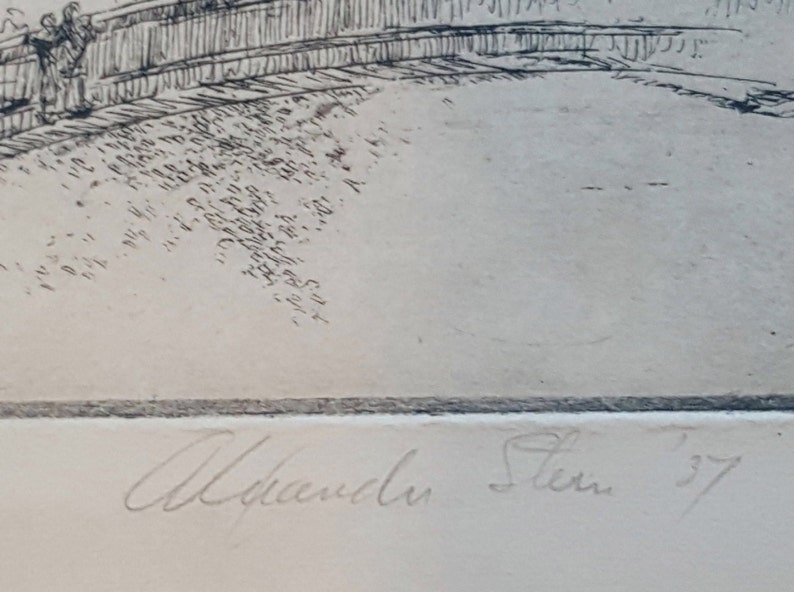 Alexander Stern 1937 Crayon Signé Engravure George Washington - Etsy France