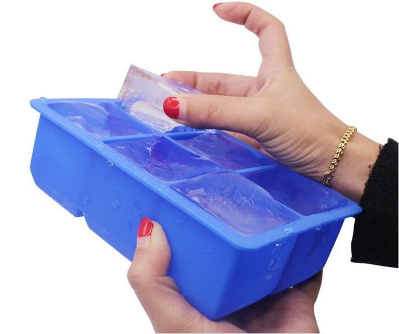 4.7cm 6 X Big Giant Ice Square Cube Silicone Mould Mold Tray - Etsy