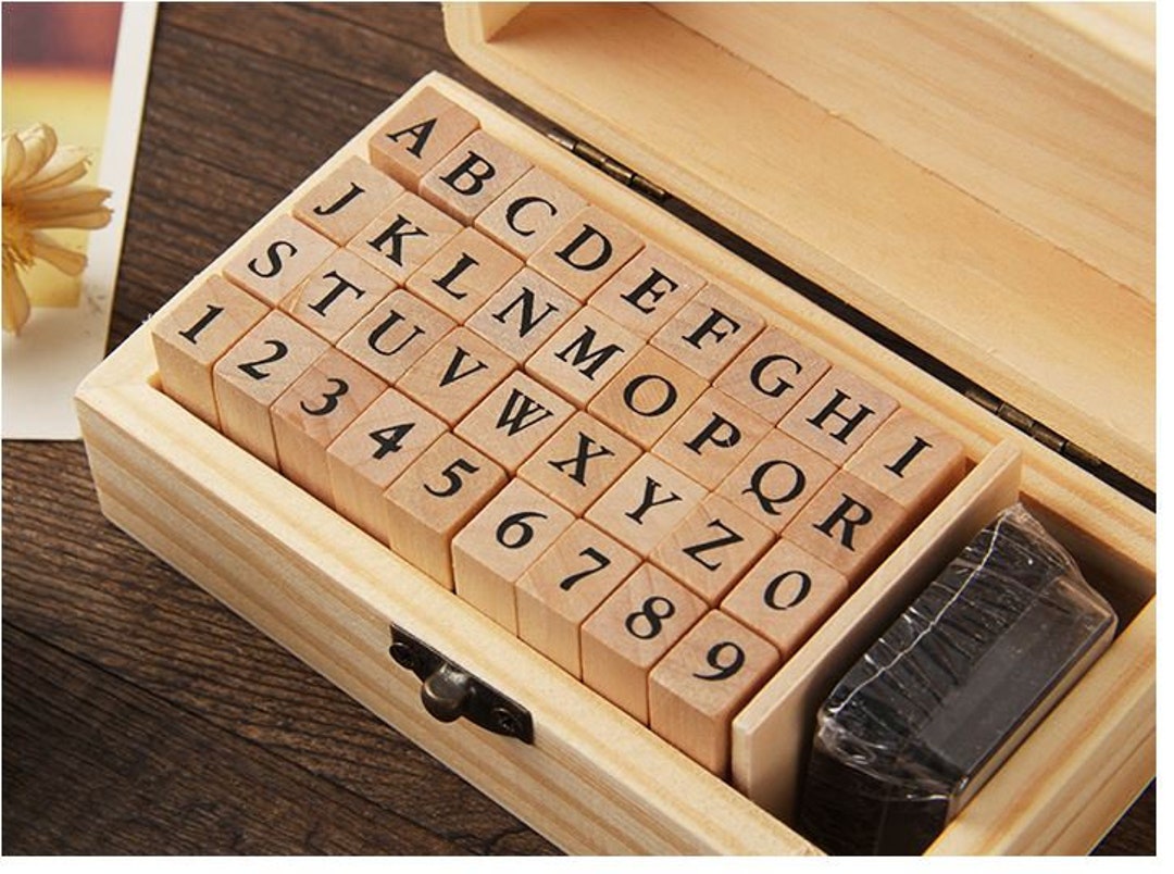 Set of 36 Alphabet Font Letter DIY Decor Craft Scrapbook - Etsy