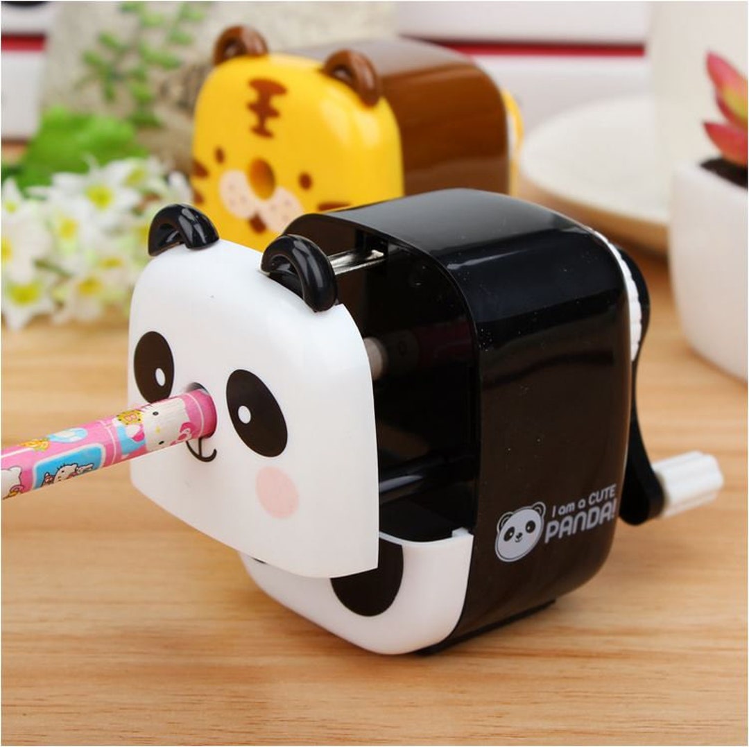 Super Cute Animal DELI Hand Manual Pencil Sharpener Cylinder - Etsy
