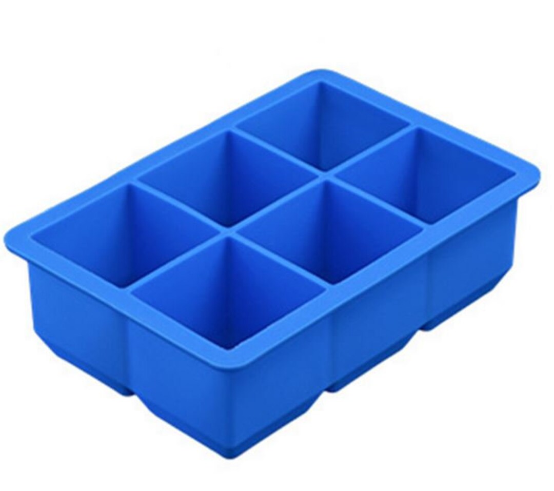 4.7cm 6 X Big Giant Ice Square Cube Silicone Mould Mold Tray - Etsy