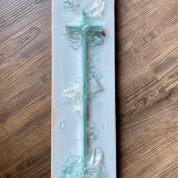 Glass Resin Cross - Etsy