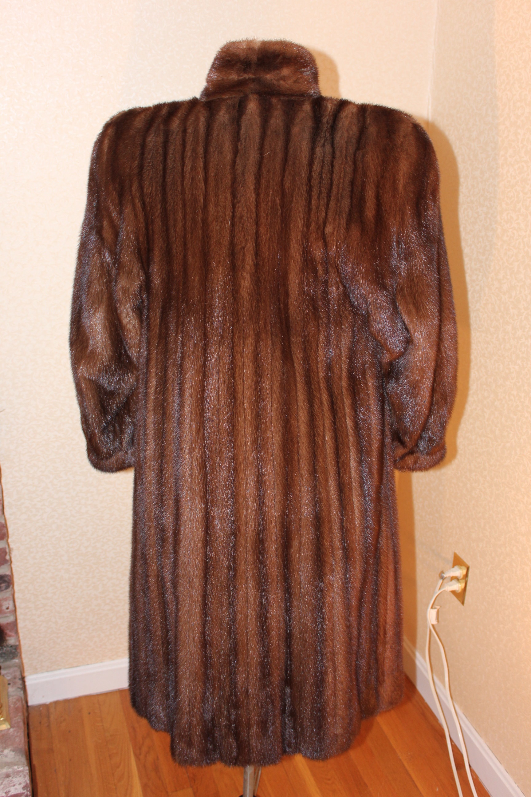 Mahogany Mink Coat - Etsy