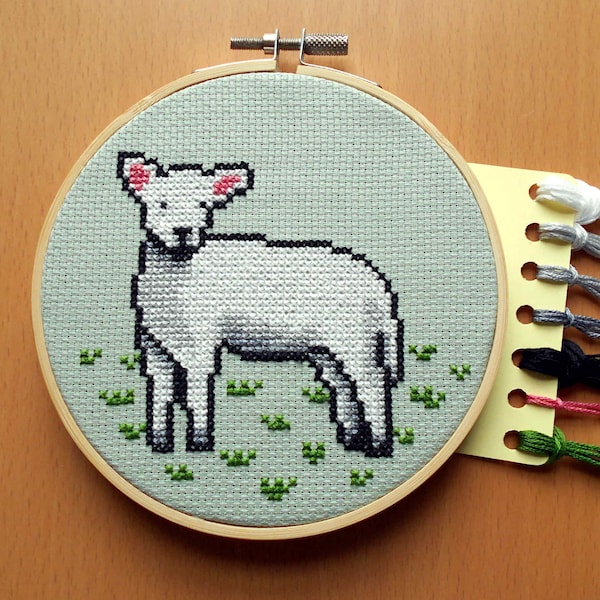Sheep Cross Stitch - Etsy