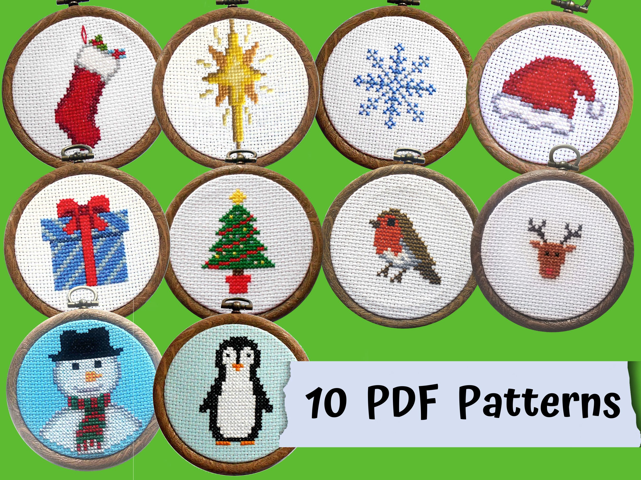 Chrismas Counted Cross Stitch Pattern