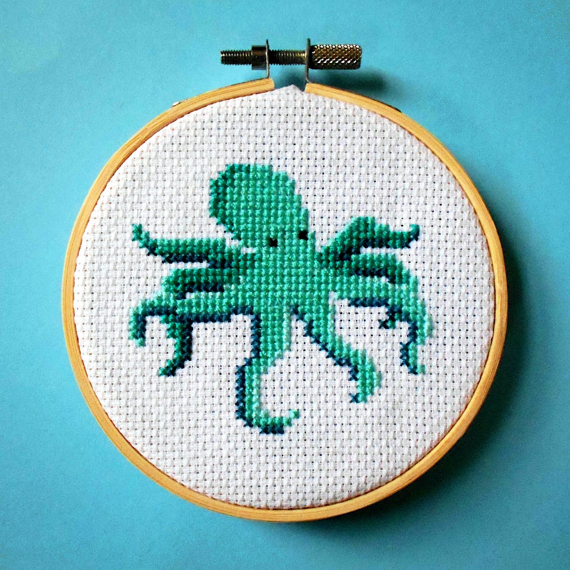 Octopus Cross Stitch Pattern PDF - 4 Colours / Variations Instant ...