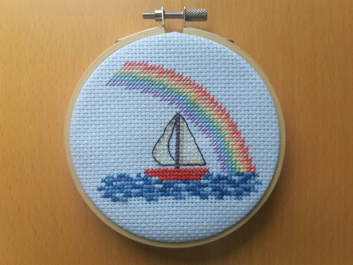 Nautical Cross Stitch Patterns PDF Instant Download, 6 Patterns ...