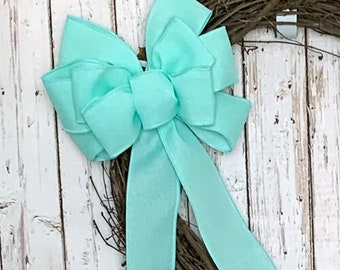 Mint Green Hair Bow | Etsy
