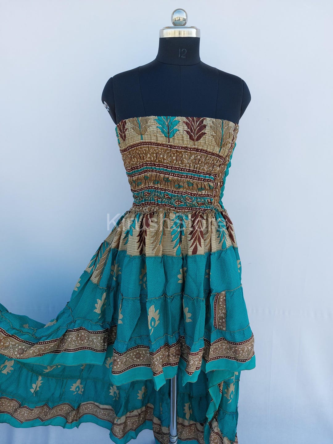 Women Boho Hippie Handmade Sundress, Summer Maxi Dress, Festival ...