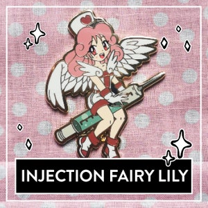 Injection Fairy Lily Hard Enamel Pin Cute Yugi Oh Gaming TCG Fanart ...