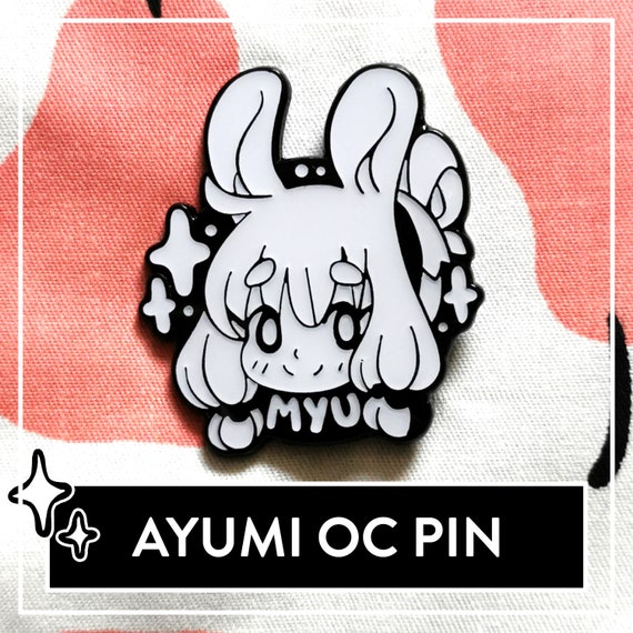 Ayumi OC Hard Enamel Pin Cute Original Art Pin Pin Saver | Etsy