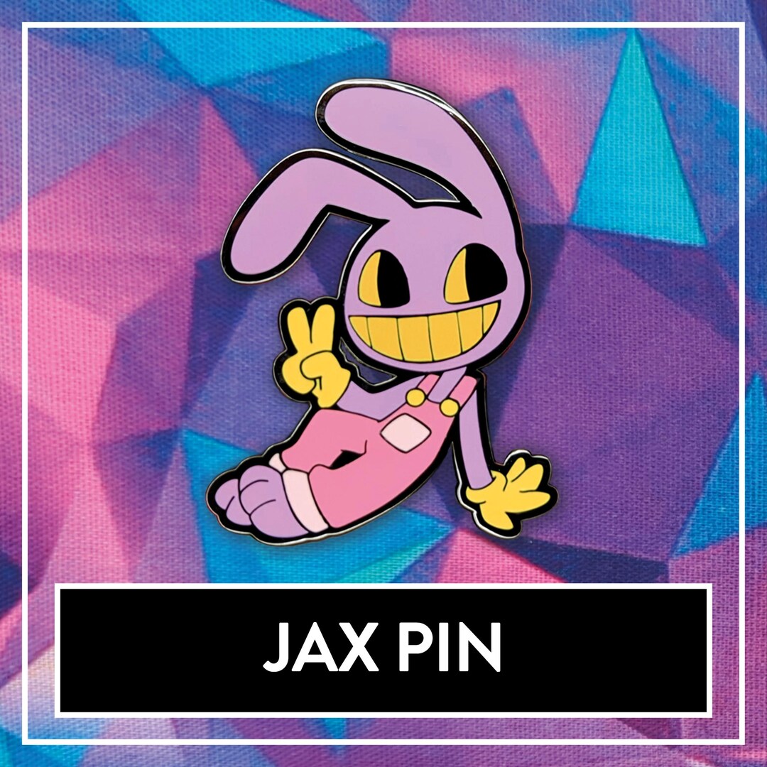 Jax the Amazing Digital Circus Enamel Pin - Circus Friends TADC Pin - Etsy