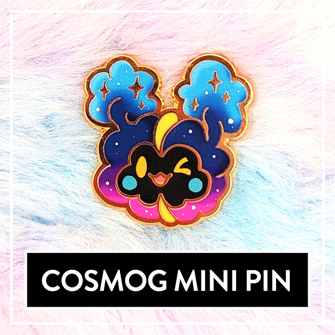 Cosmog Hard Enamel Pin Cute Galaxy Cloud Fanart Pin - Etsy