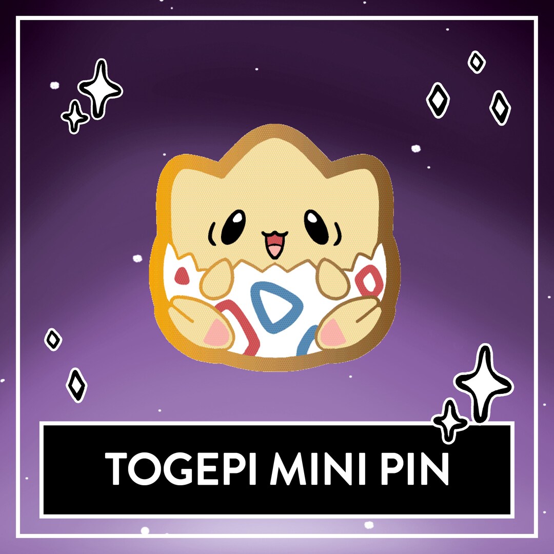 Togepi Mini Hard Enamel Pin - Etsy