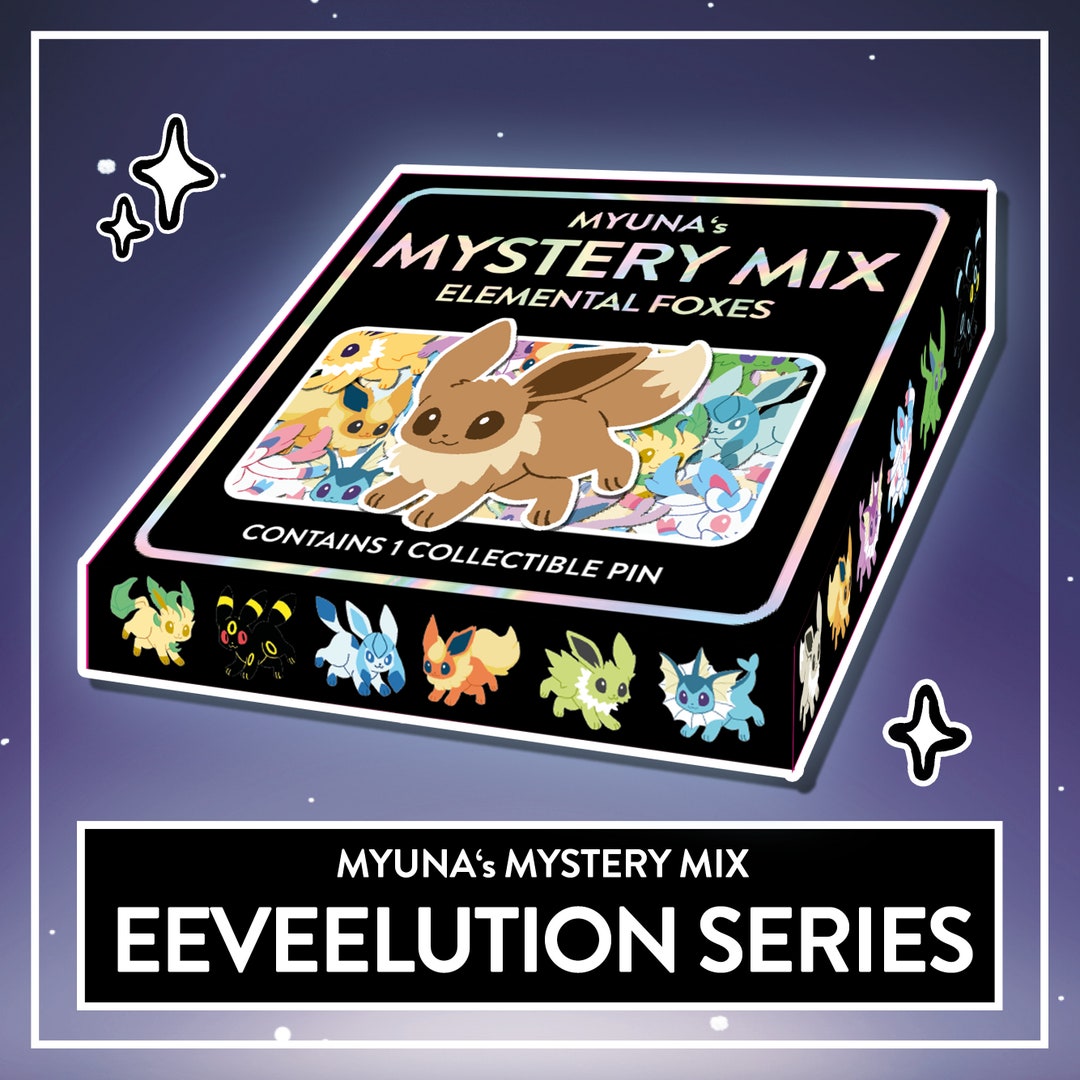 Myuna's Eeveelution Series - Gacha Elemental Foxes Mystery Box - Etsy