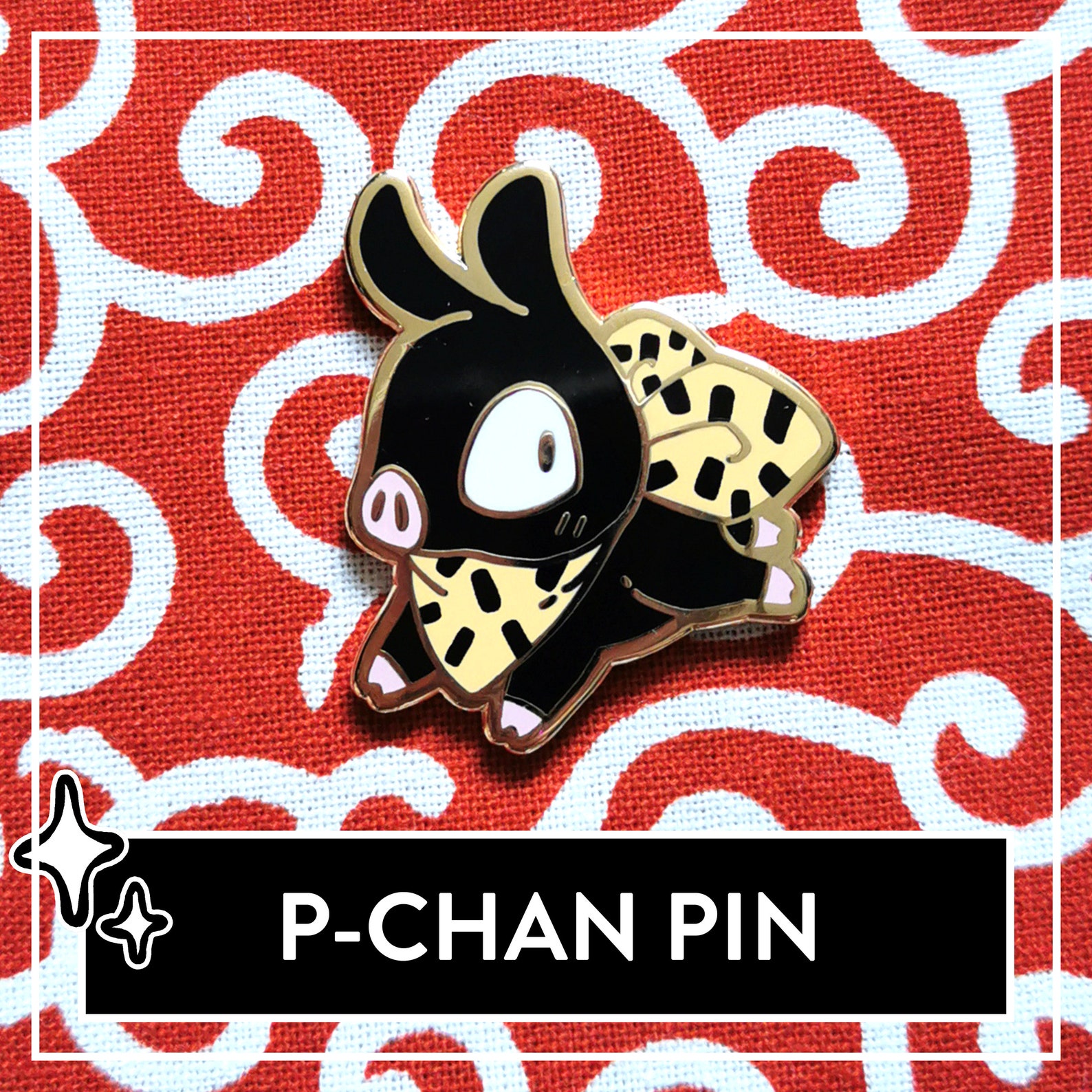 P-chan Hard Enamel Pin Cute Ranma Fanart Anime Mini Pin - Etsy