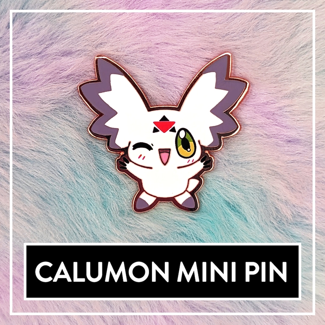 Calumon Hard Enamel Pin Cute Digimon Fanart Pin - Etsy