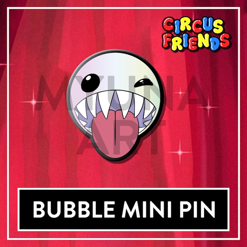 Bubble the Amazing Digital Circus Enamel Mini Pin - Circus Friends TADC ...