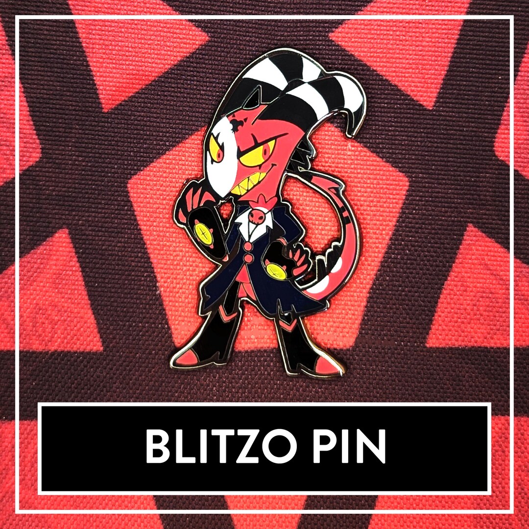 Blitzo Helluva Boss Hard Enamel Pin - Etsy