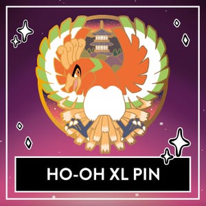 Ho-oh XL Normal & Shiny Legendary Pin – Big Phoenix Bird Hard Enamel ...