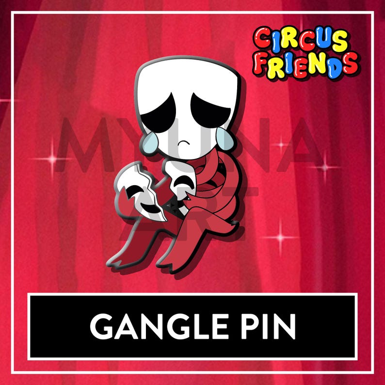 PREORDER Gangle the Amazing Digital Circus Enamel Pin - Circus Friends ...