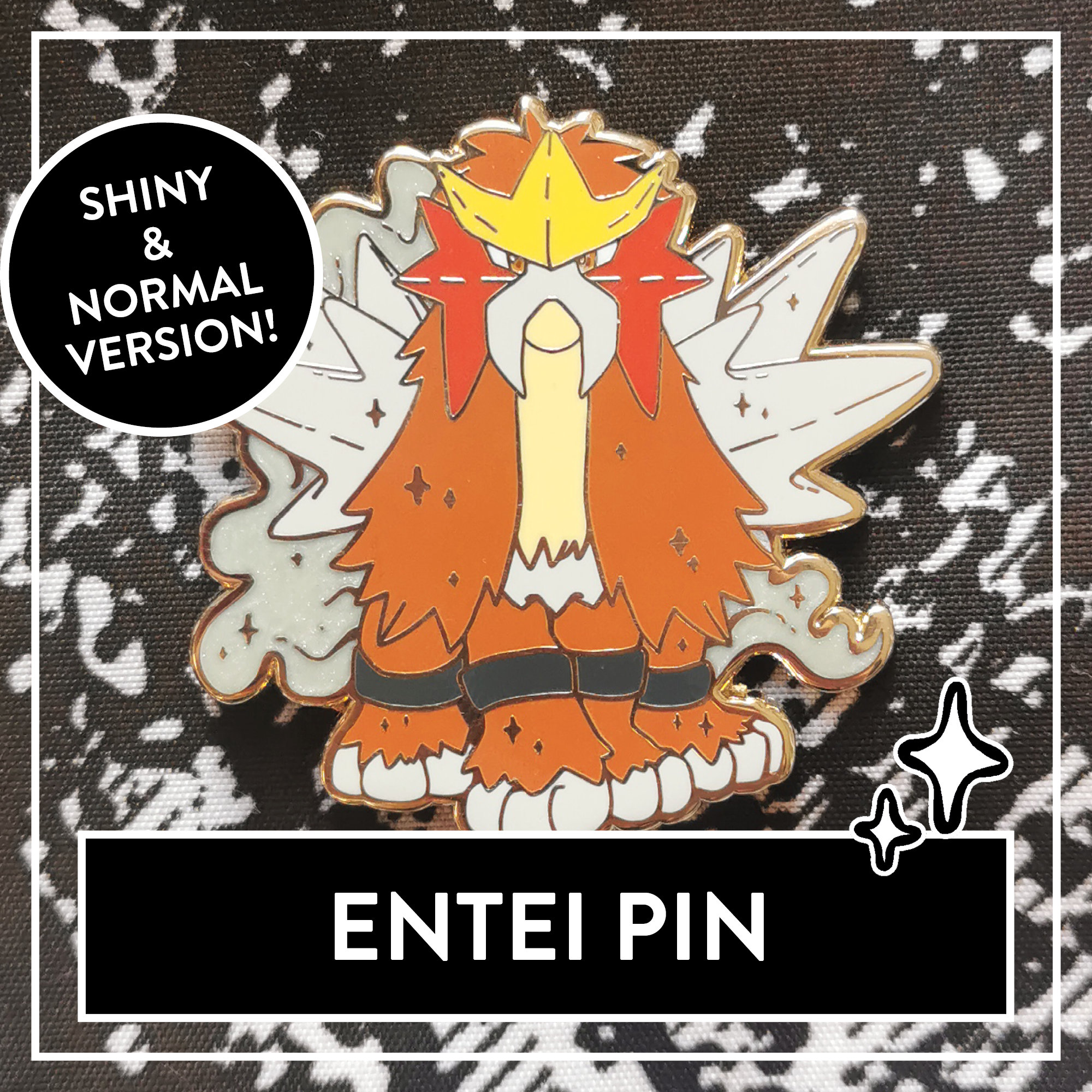 Shiny Entei Card