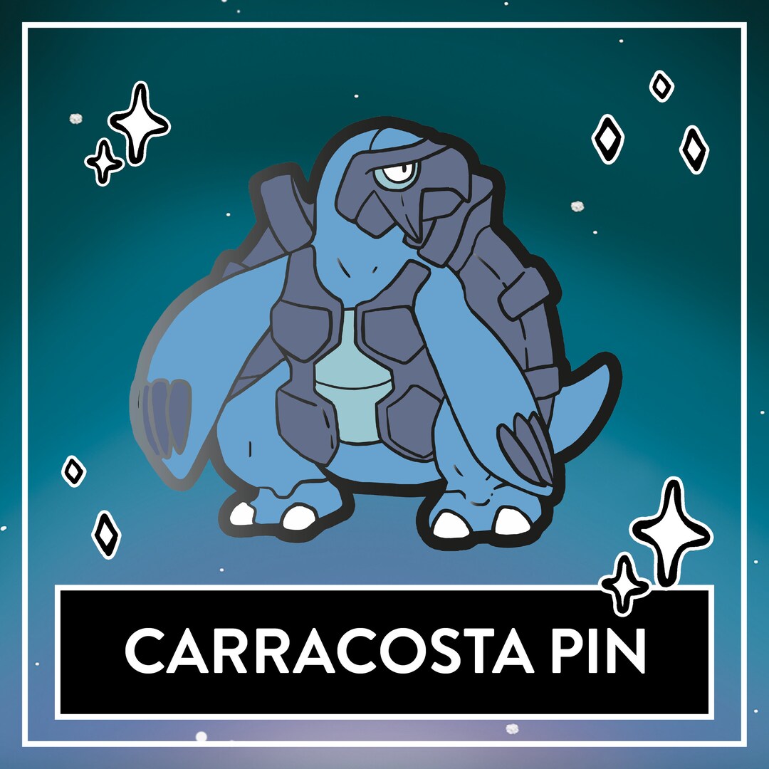 Pokemon Carracosta Fanart Pin - Etsy