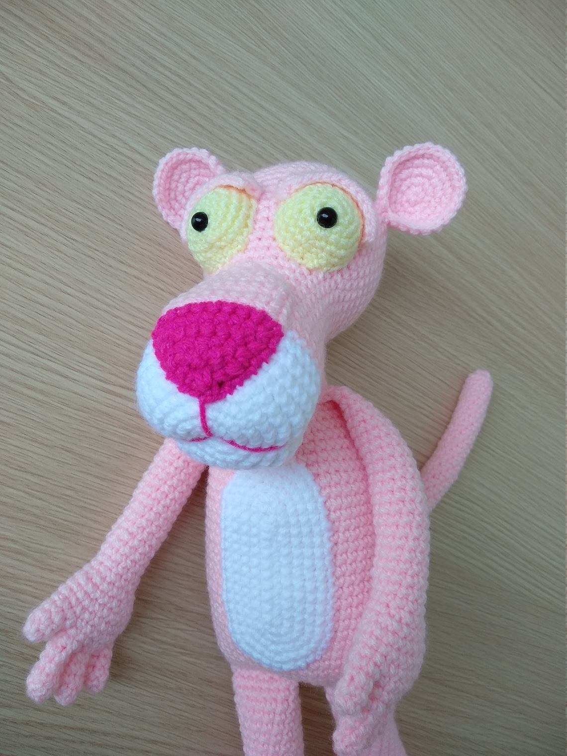 Pink Panther PDF Amigurumi Crochet Pattern by Katerina's Crafty Corner ...