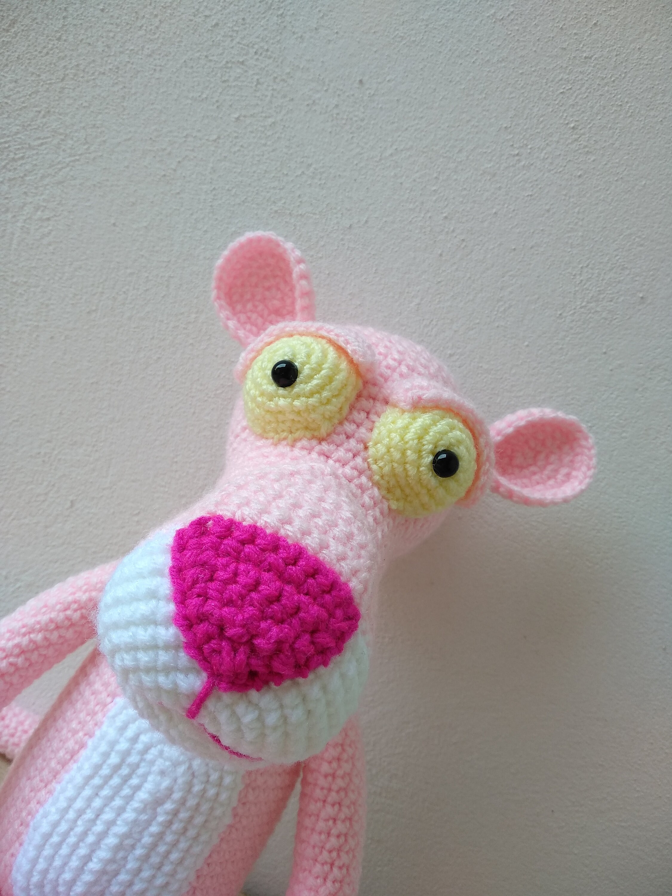 Pink Panther PDF Amigurumi Crochet Pattern by Katerina's Crafty Corner ...