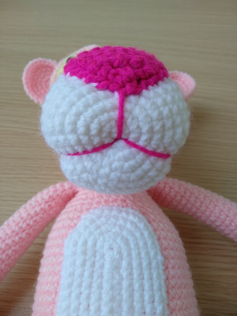 Pink Panther PDF Amigurumi Crochet Pattern by Katerina's Crafty Corner ...