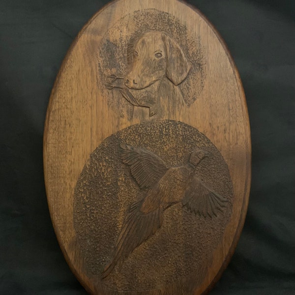 Carved Wooden Pheasant - Etsy