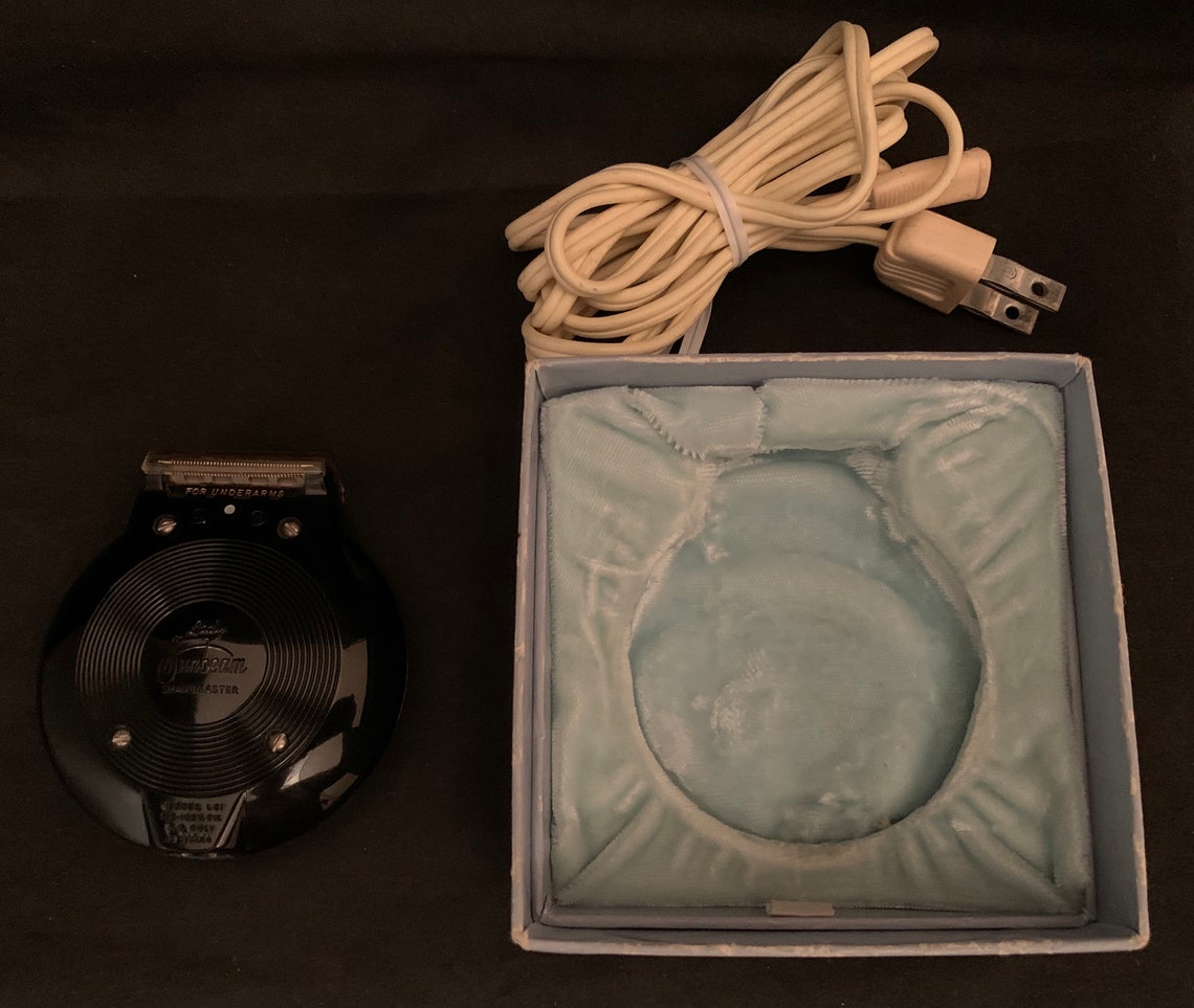 Retro Electric Shaver Lady Sunbeam Shavemaster Model LS Black | Etsy