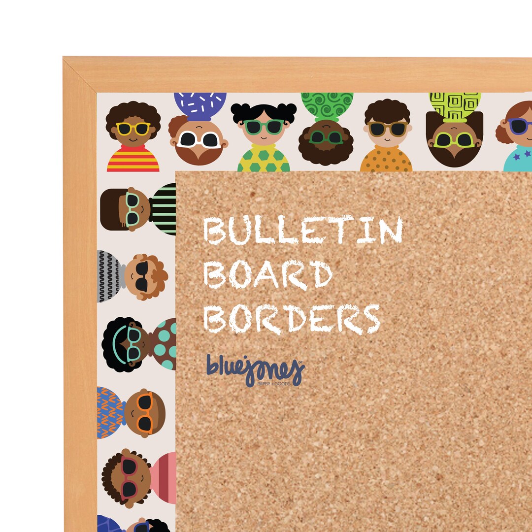 Classmate Patterns Bulletin Board Border Classroom Diversity Decor Back ...