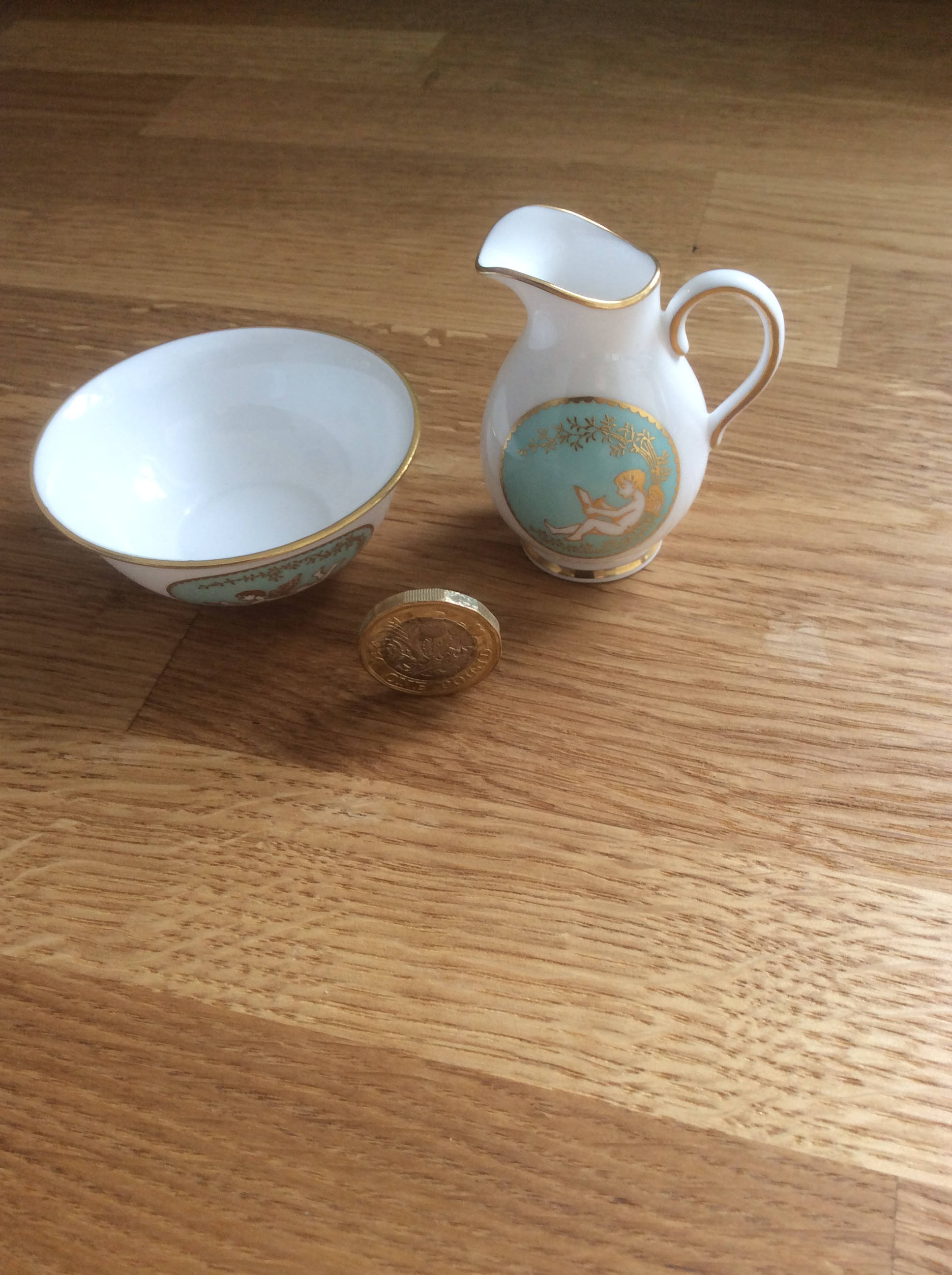 Spode Miniature Jug and Bowl Set - Etsy