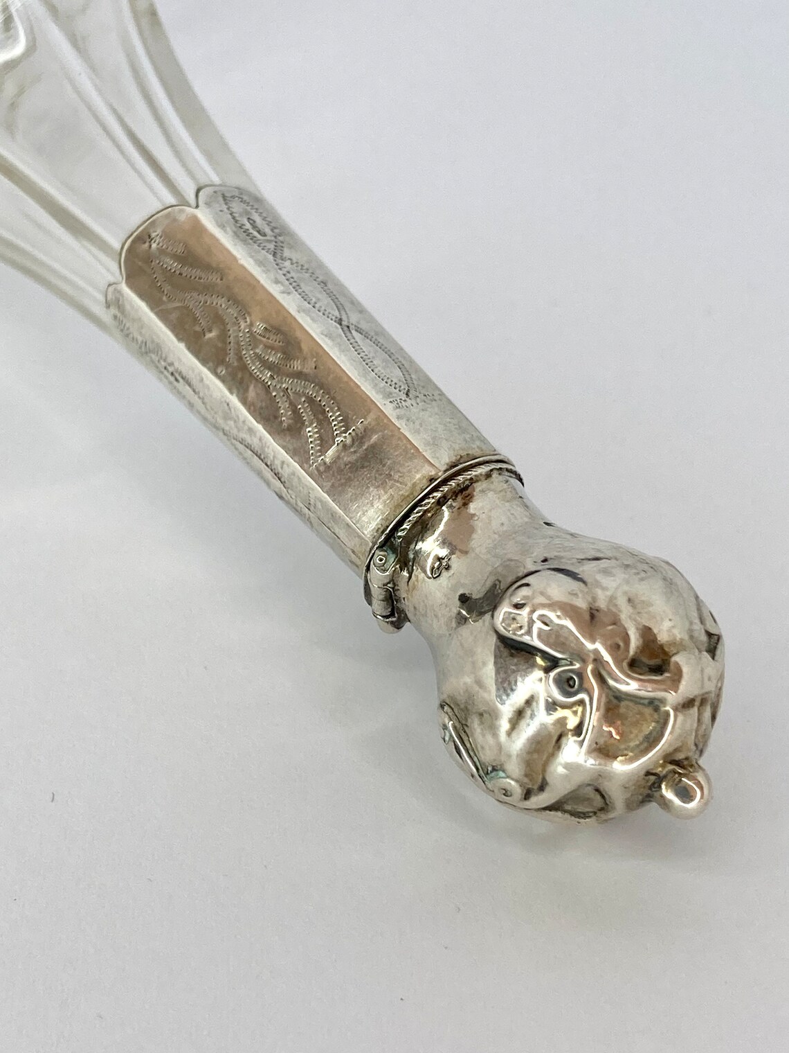 Antique Hallmarked Dutch Crystal Perfume Bottle Circa 1880s - Etsy