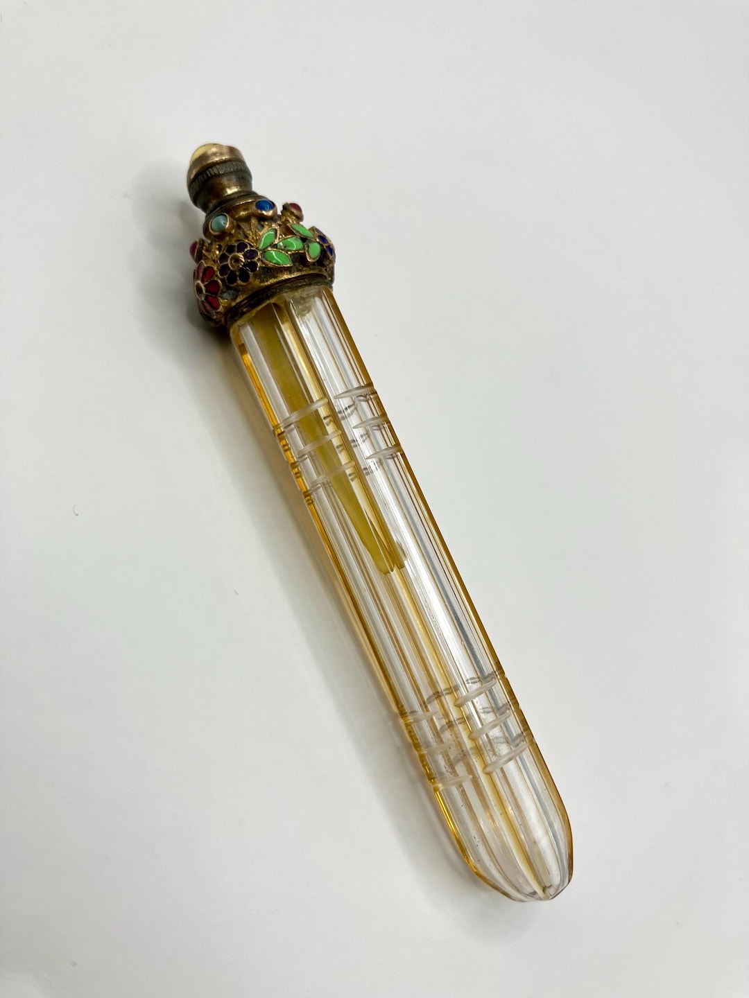 Antique Cut Glass Perfume Vial Circa 1900s - Etsy