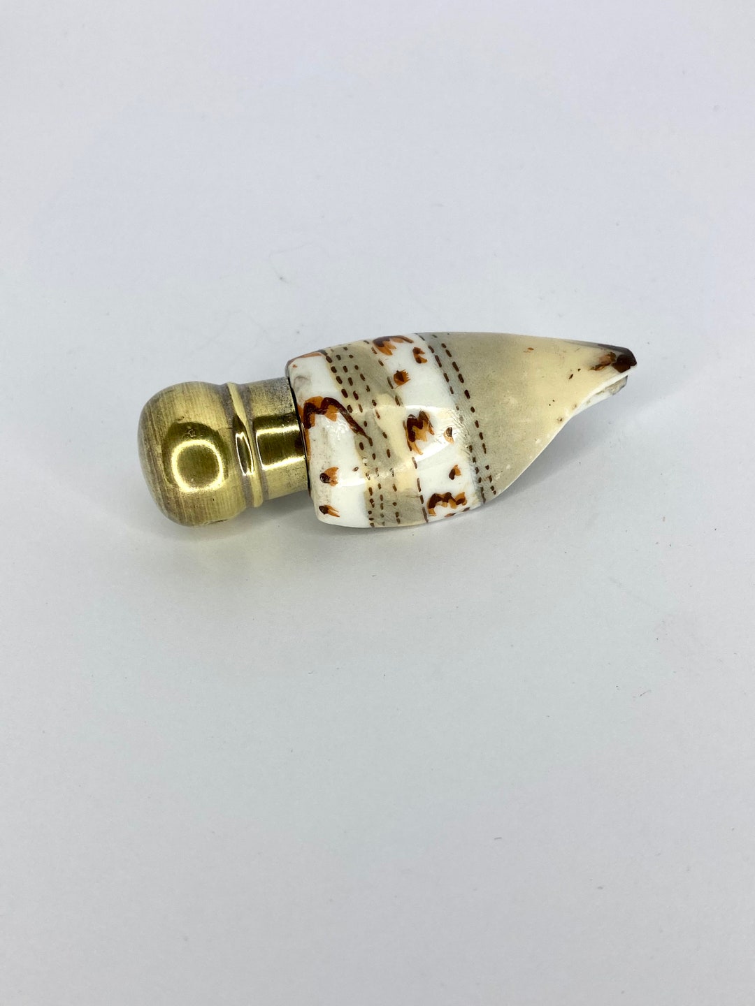 Antique Porcelain Shell Perfume Bottle Circa 1900s - Etsy