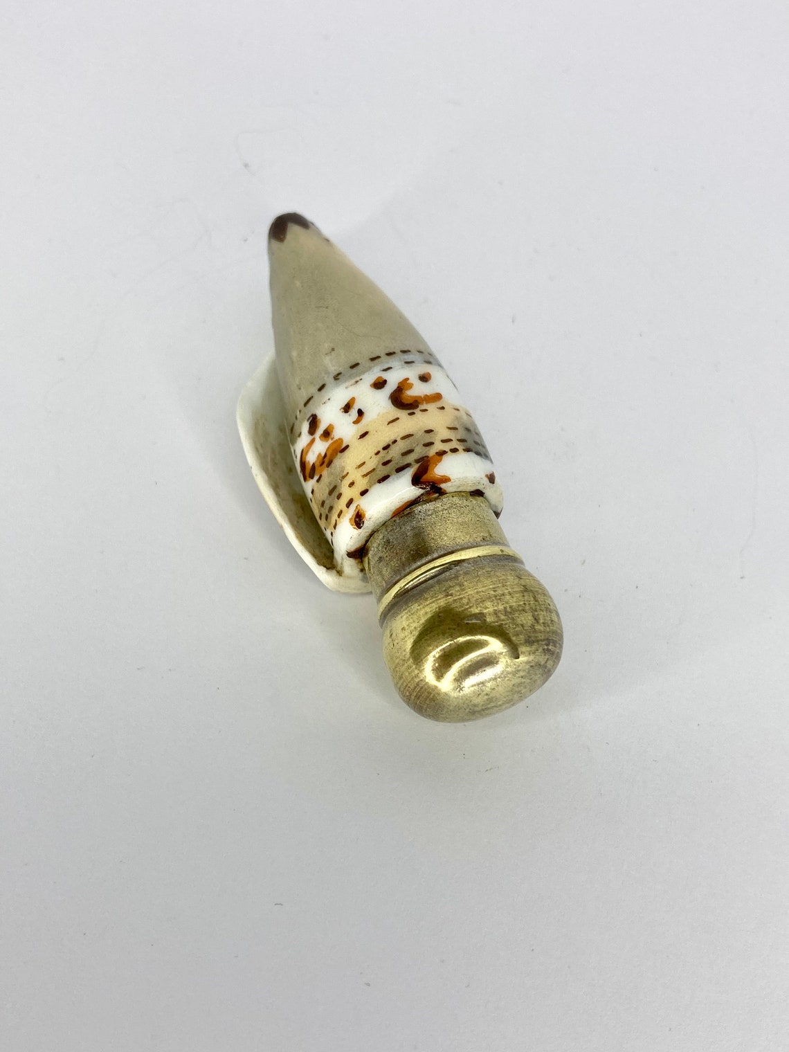 Antique Porcelain Shell Perfume Bottle Circa 1900s - Etsy