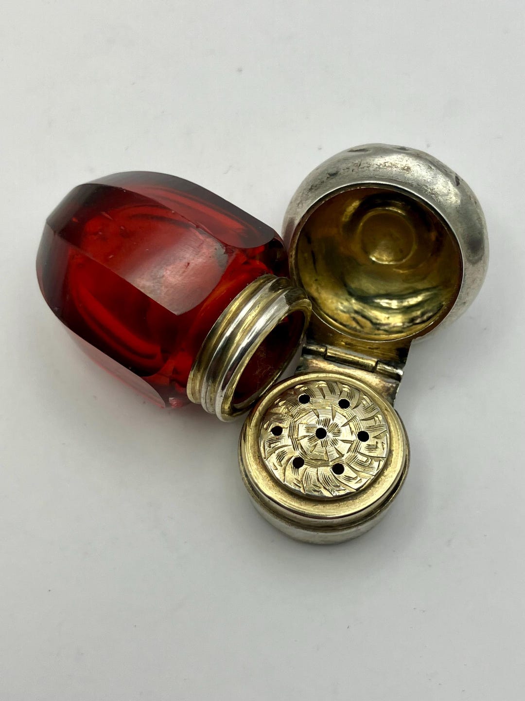 Antique Acorn Shaped Chatelaine Vinaigrette Bottle Circa 1890 - Etsy