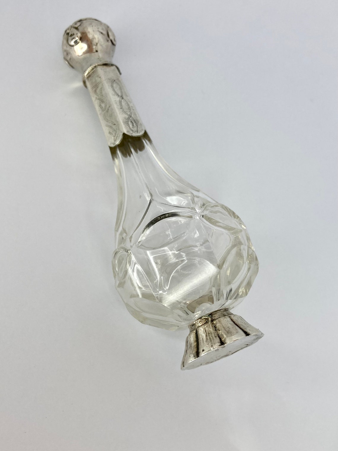 Antique Hallmarked Dutch Crystal Perfume Bottle Circa 1880s - Etsy