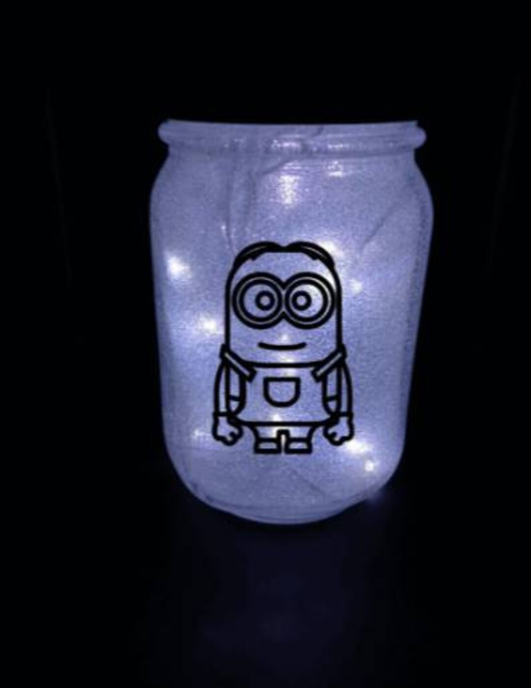 Minion Lighted Jar/despicable Me - Etsy