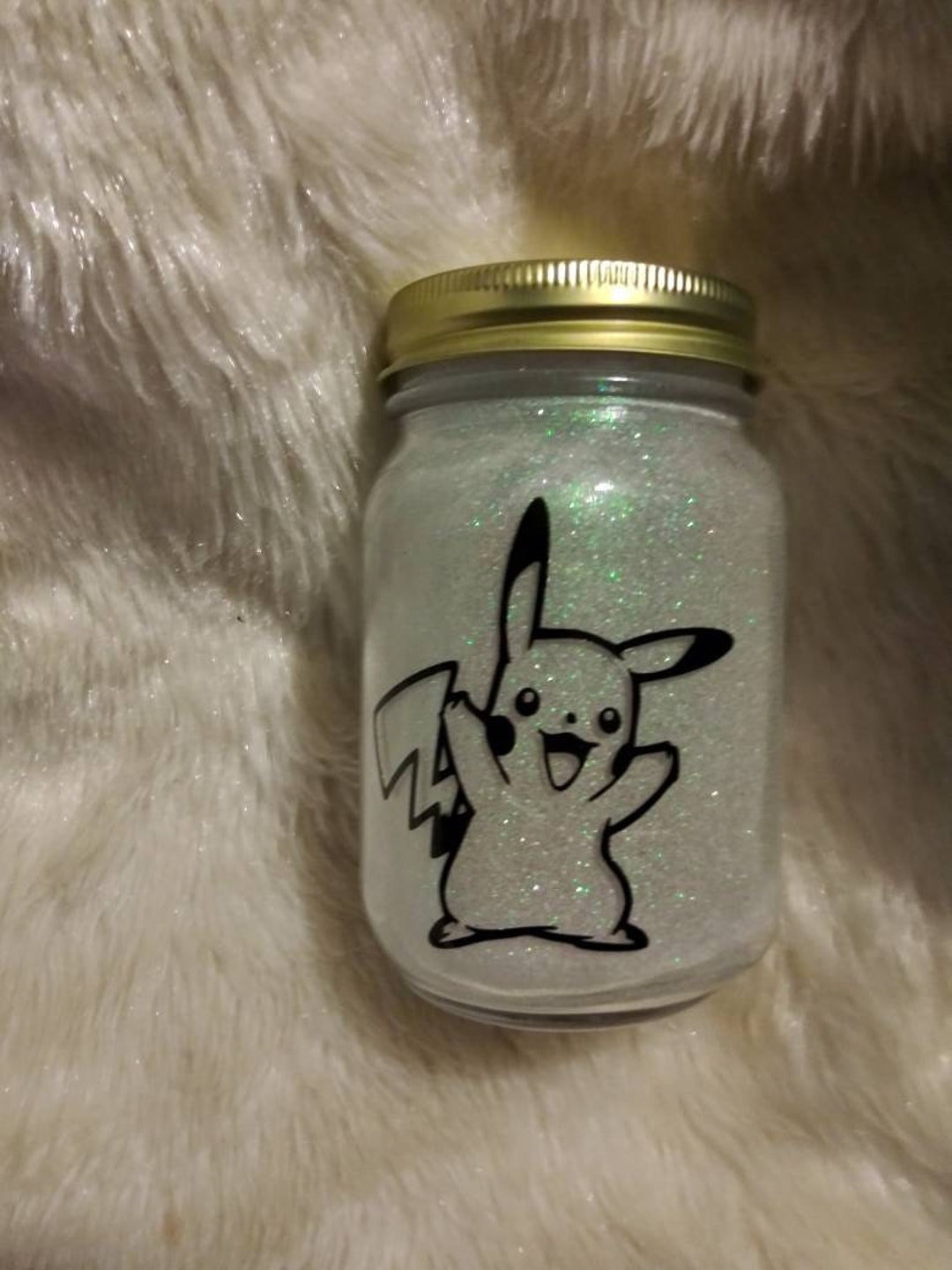Pikachu/pokemon Lighted Jar - Etsy
