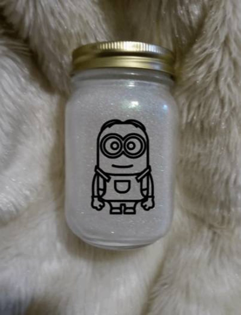 Minion Lighted Jar/despicable Me - Etsy