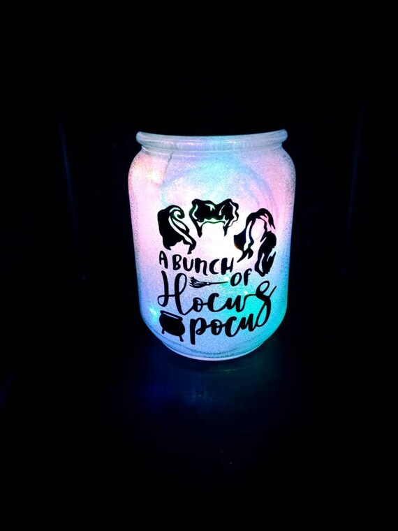 Hocus Pocus Lighted Jar/night Light - Etsy