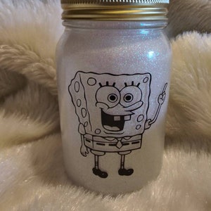 Spongebob Lighted Jar - Etsy