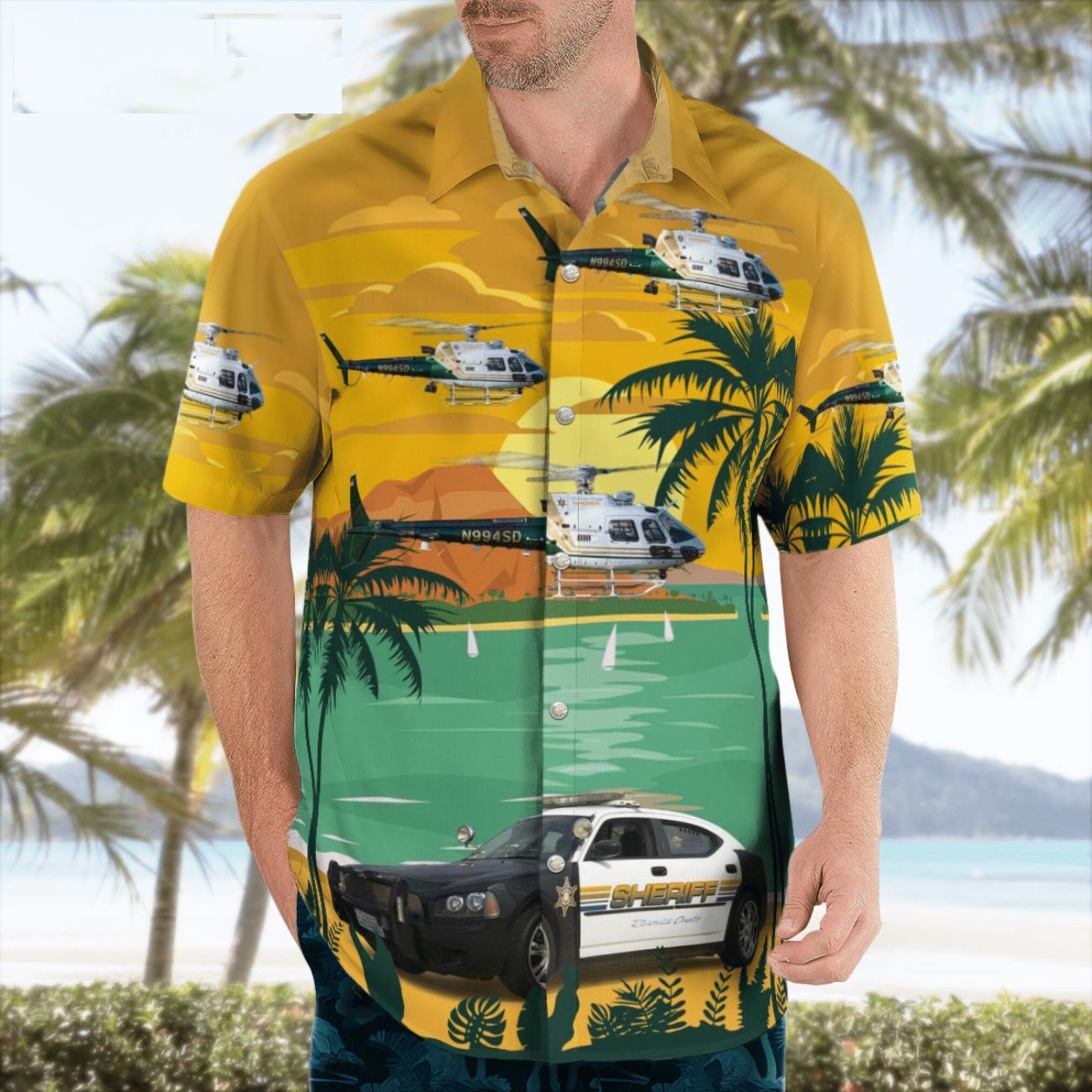 Riverside County Hawaiian Shirt, Sheriff California Eurocopter As ...