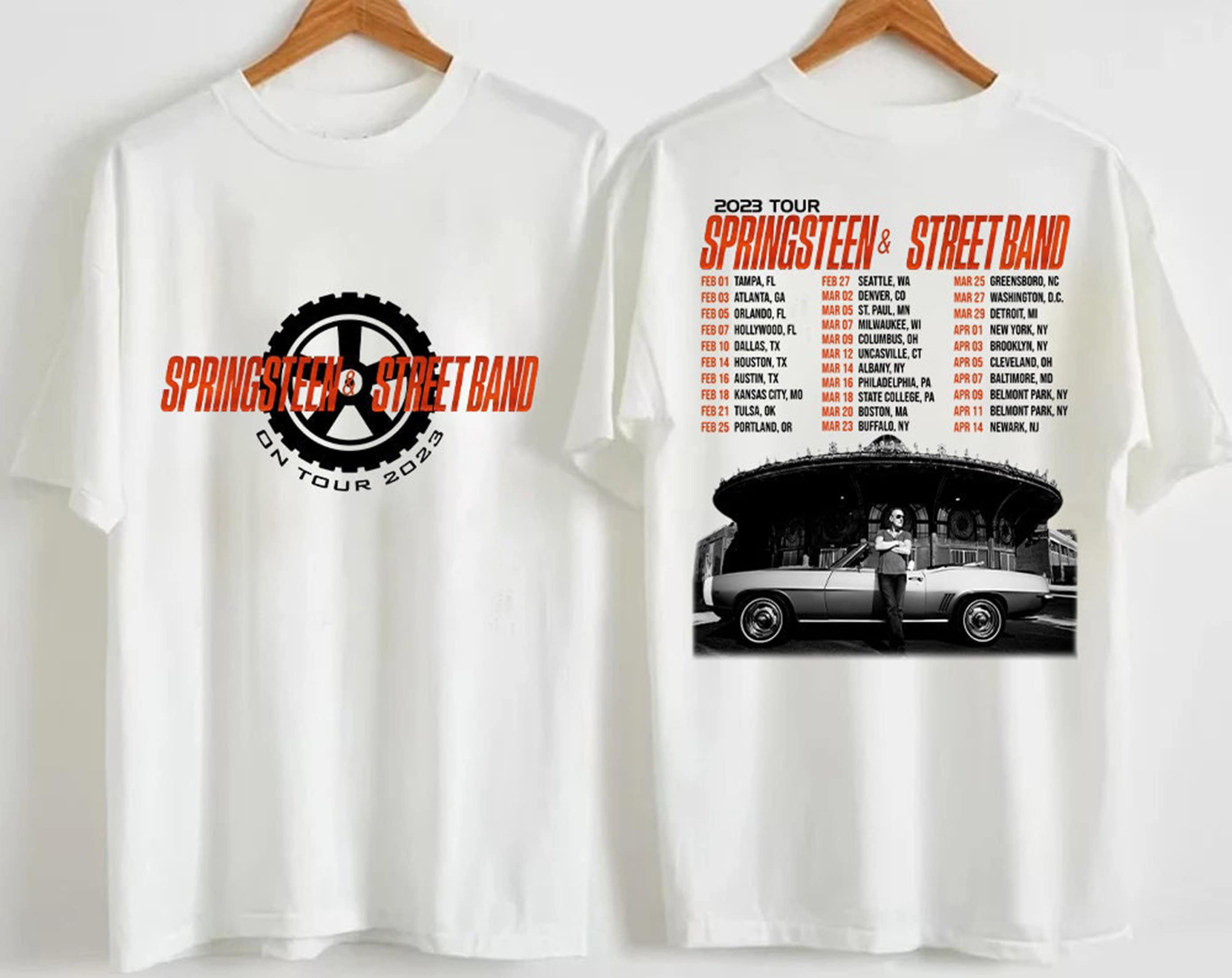 Bruce Springsteen 2023 Tour Shirt, E Street Band Tour, Rock Tour 2023 ...