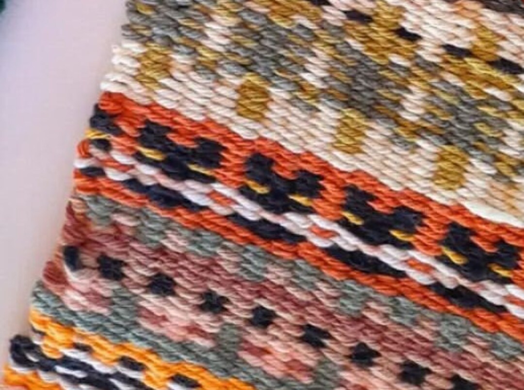 Black Cats Krokbragd Motif Grid for Frame Loom Scandinavian Weaving ...